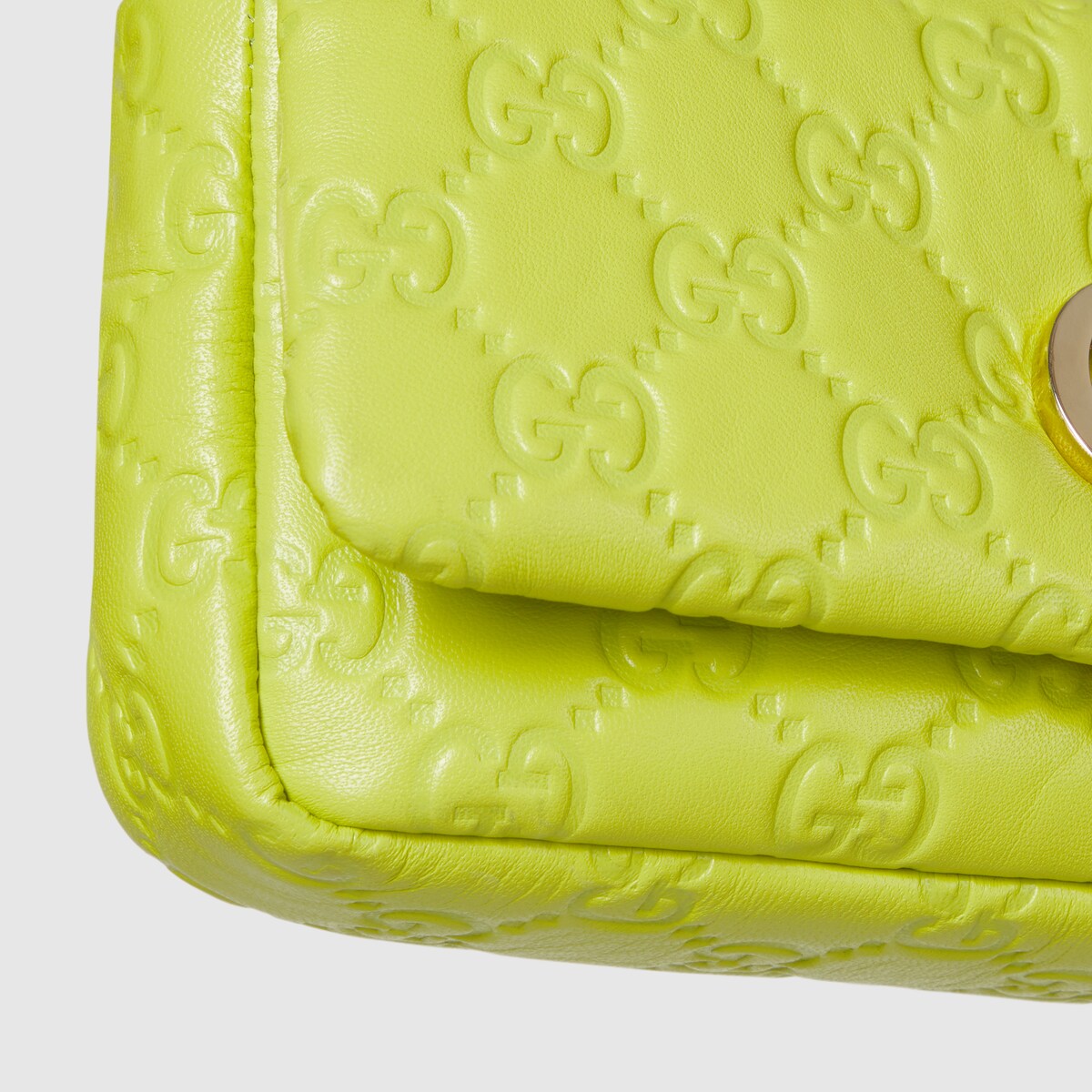 GG Milano small top handle bag in bright green GG leather | GUCCI® US