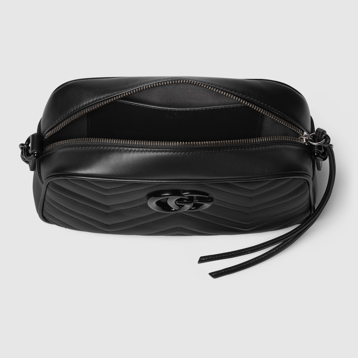 GG Marmont small camera bag in black leather | GUCCI® US