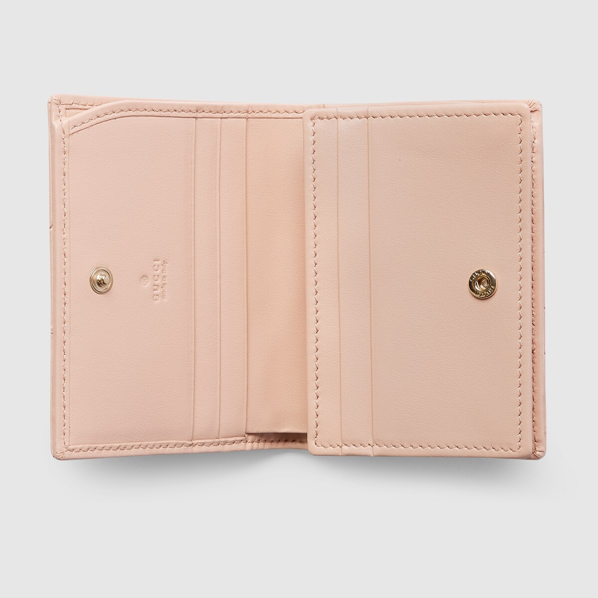 GG Marmont card case wallet in light pink leather | GUCCI® Australia