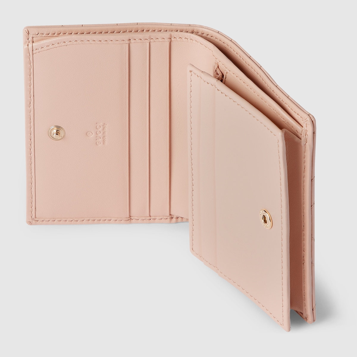 GG Marmont card case wallet in light pink leather | GUCCI® Australia