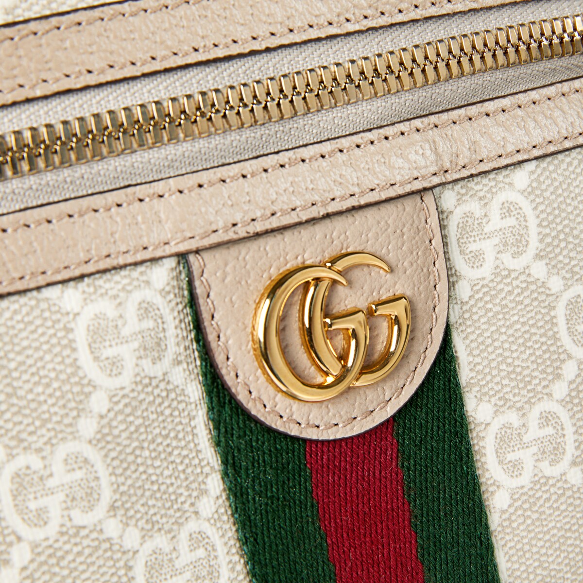 Ophdia small vanity bag in beige and white Supreme | GUCCI® UK