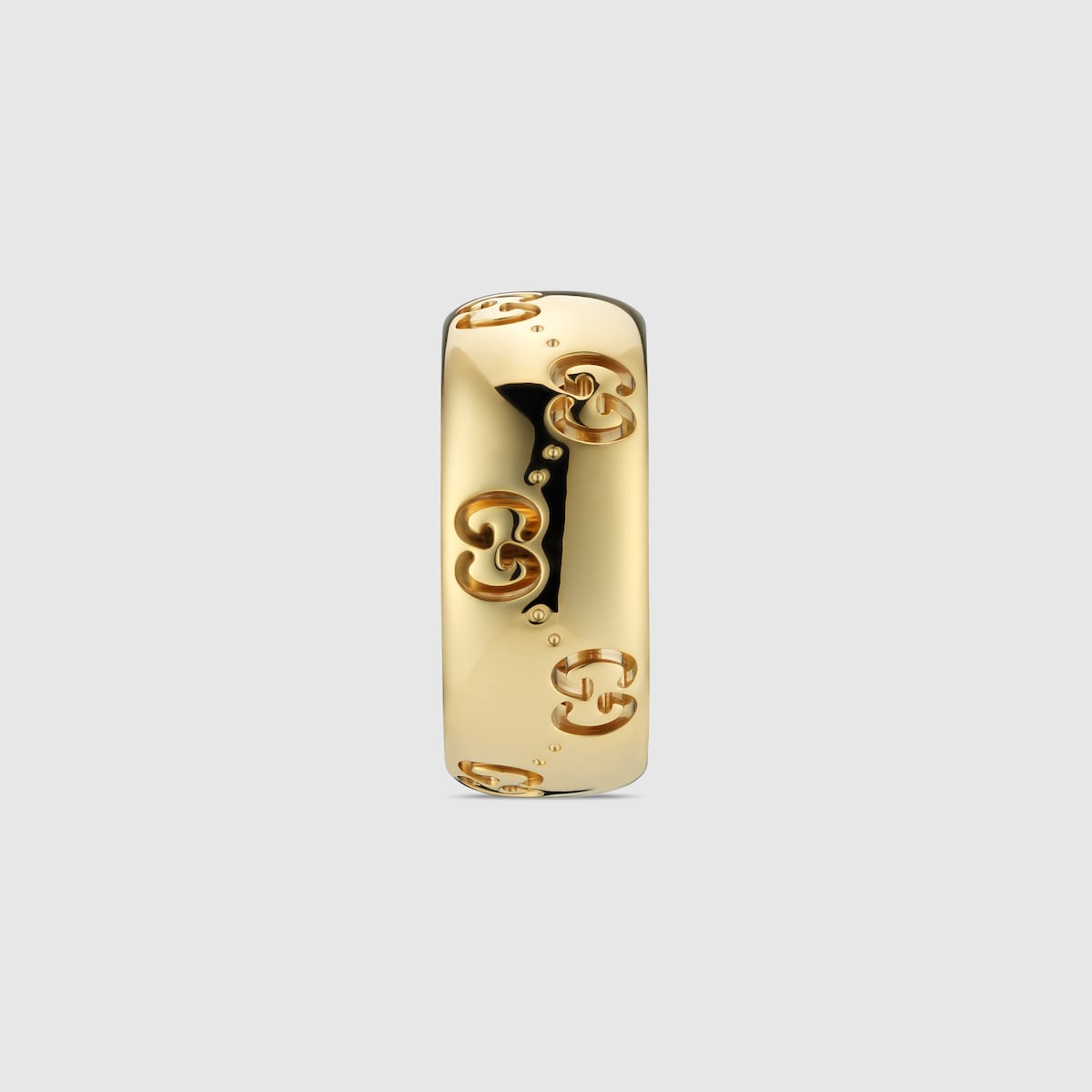 Icon 18k GG wide ring in 18k yellow gold | GUCCI® US