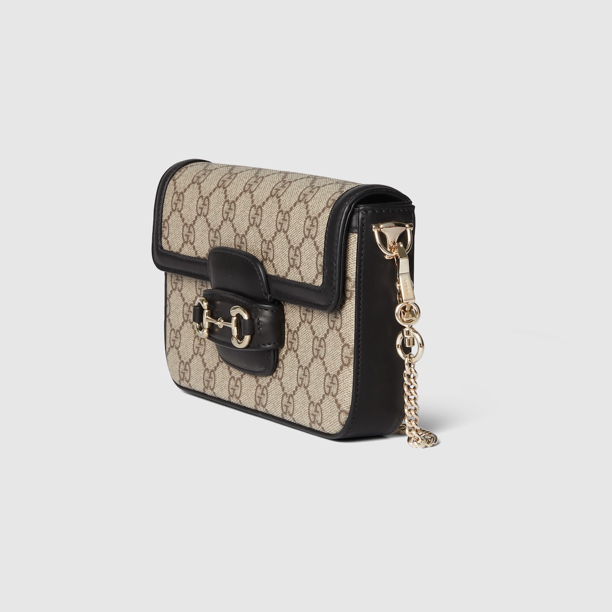 〔グッチ ホースビット 1955 ソフト〕スモール ショルダーバッグ ・ベージュ＆ダークブラウン ファブリック | GUCCI公式