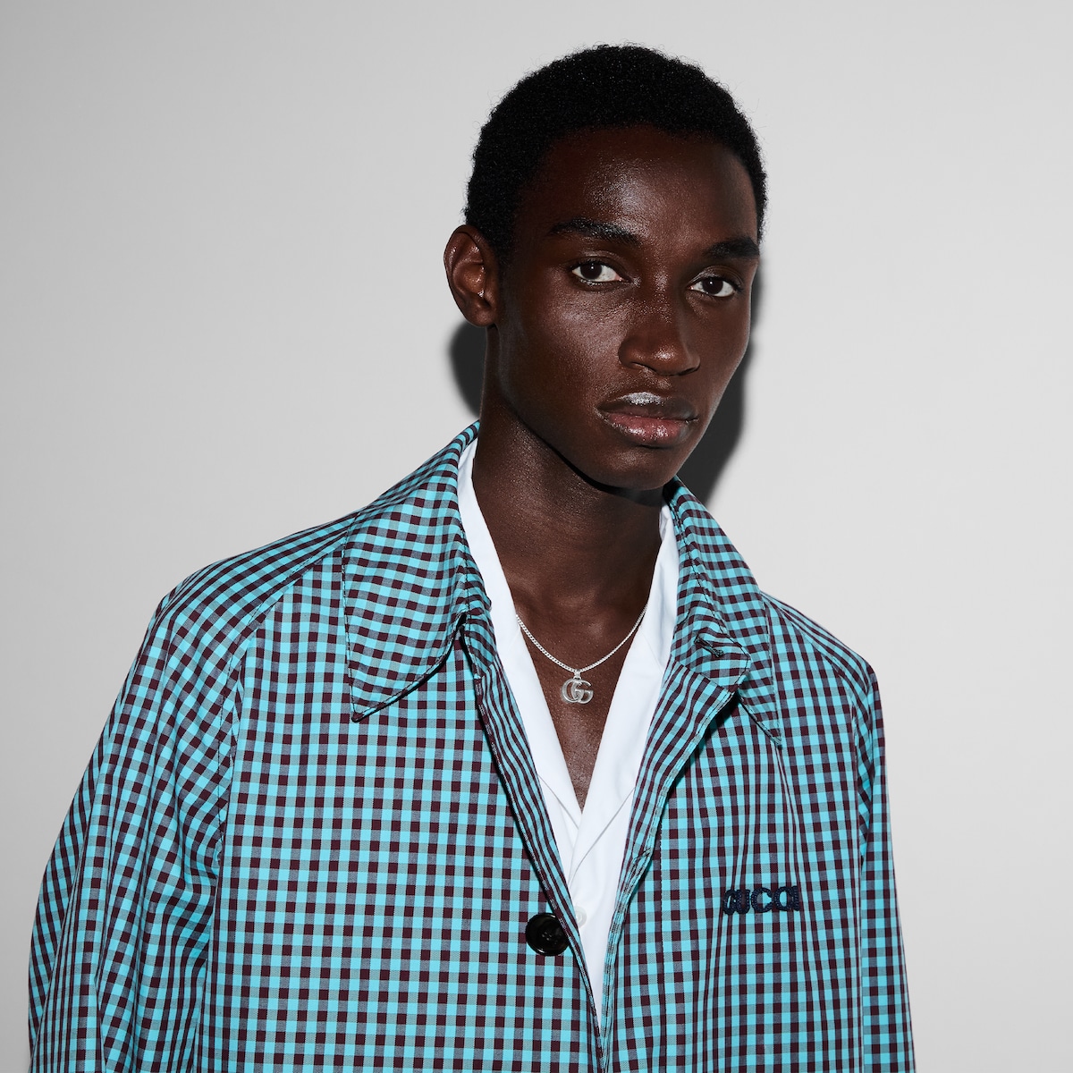 GG Marmont pendant necklace in 925 sterling silver | GUCCI® UK