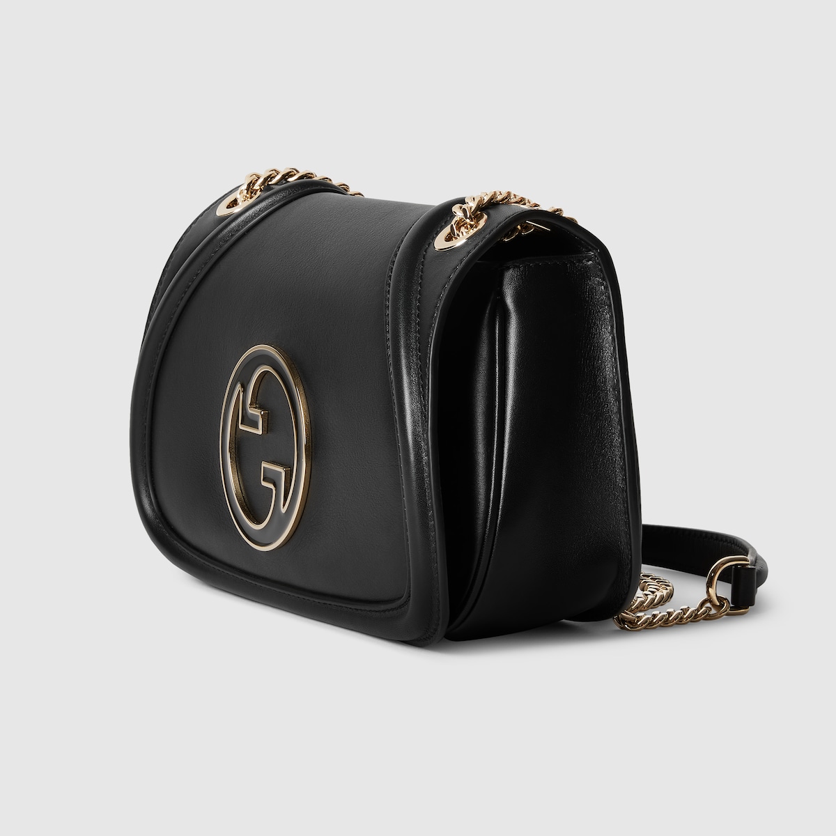 Gucci Blondie small shoulder bag in black leather | GUCCI® Australia