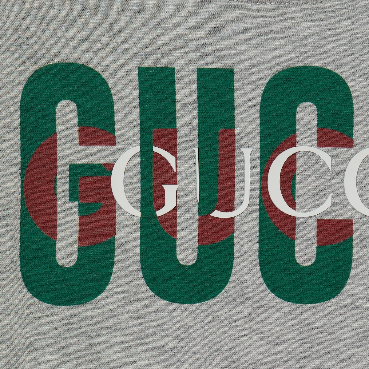 Children's printed cotton T-shirt in light grey | GUCCI® US