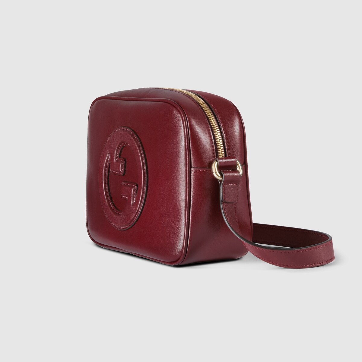 Gucci Blondie small shoulder bag in Rosso Ancora red leather | GUCCI ...