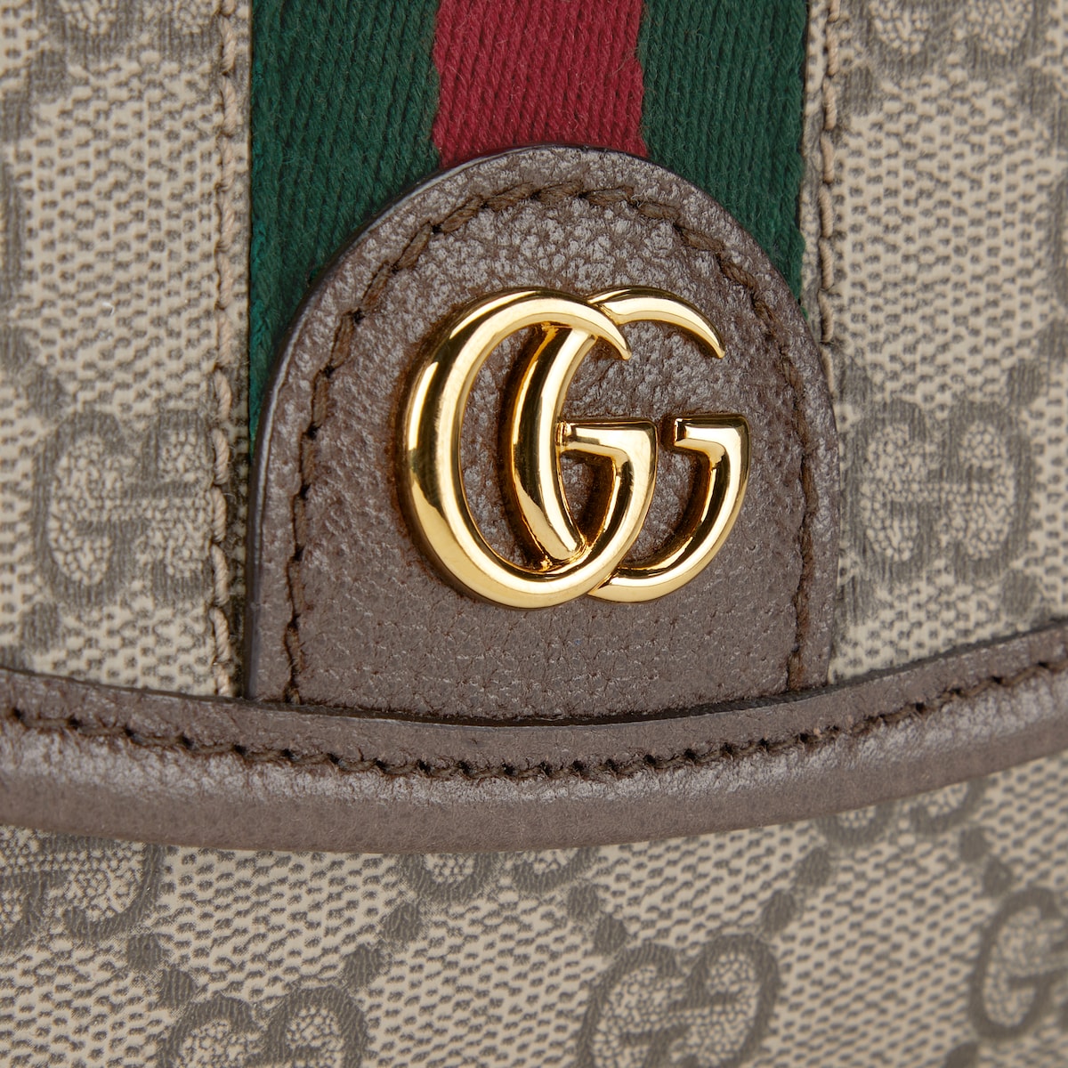 Ophidia small shoulder bag in beige and dark brown GG Supreme | GUCCI® US