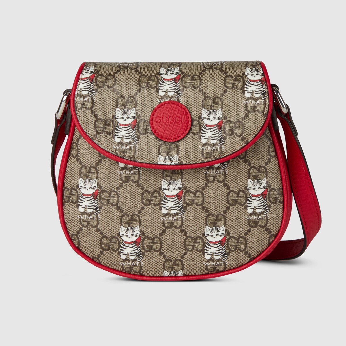 Children's printed GG shoulder bag in beige and dark brown | GUCCI ...