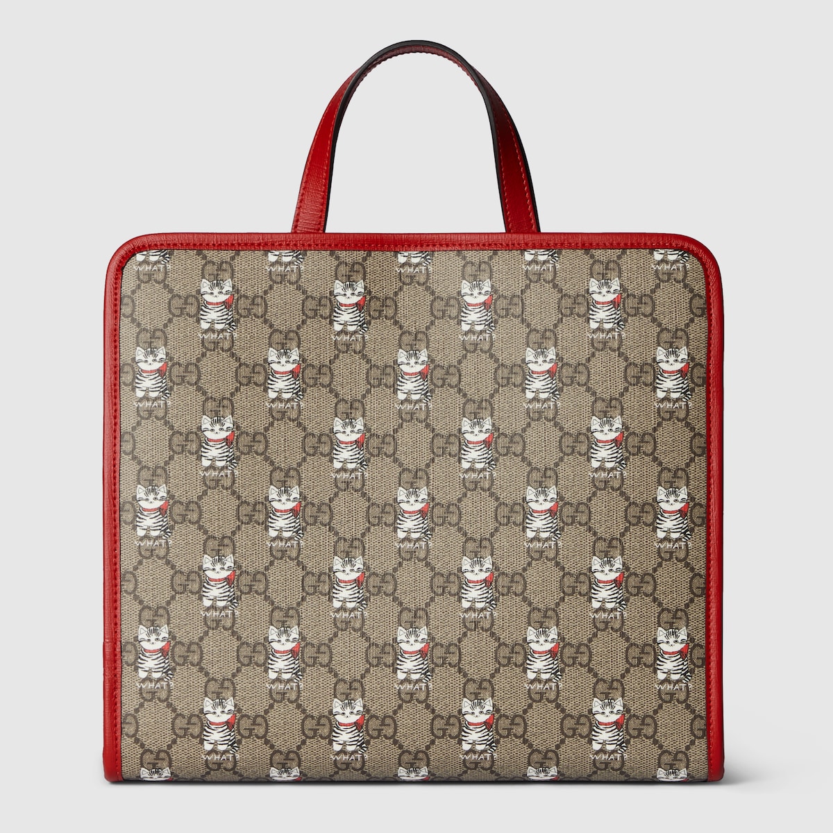 Children's printed GG tote bag in beige Supreme | GUCCI® US