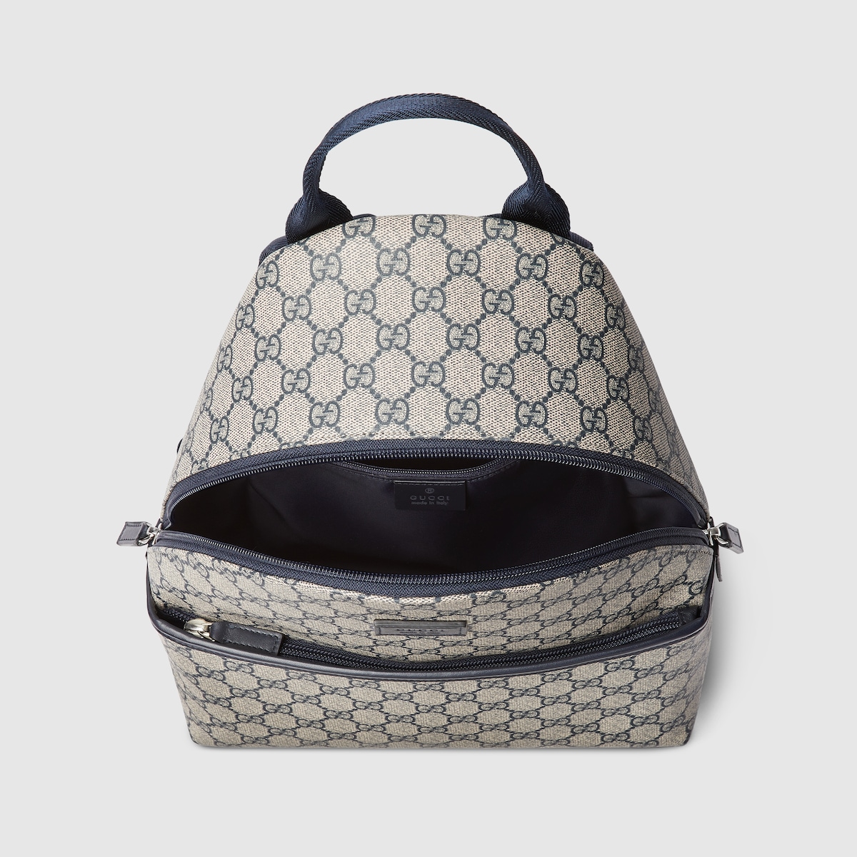 Children's GG backpack in beige and blue Supreme | GUCCI® US