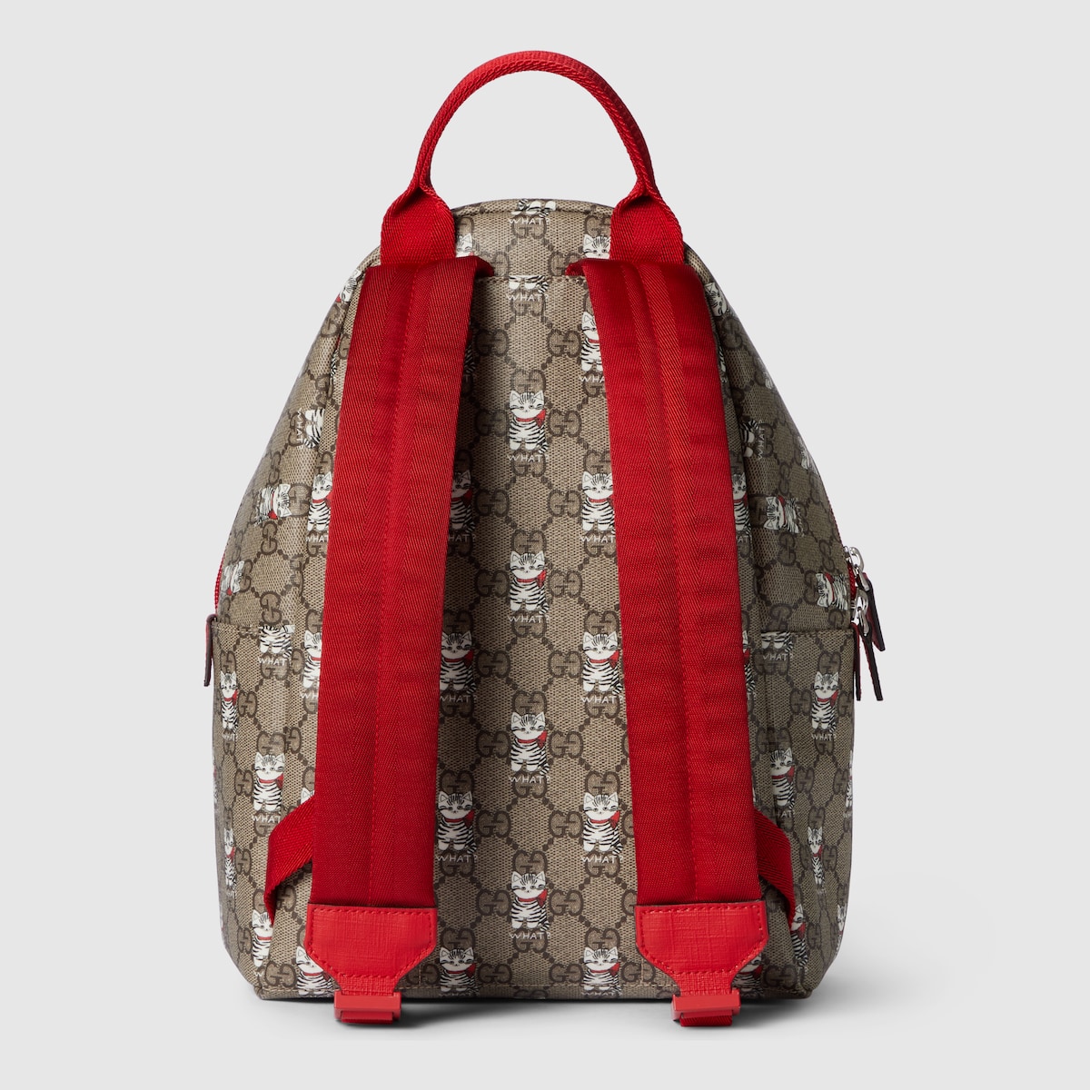 Children's printed GG backpack in beige and dark brown Supreme | GUCCI® US