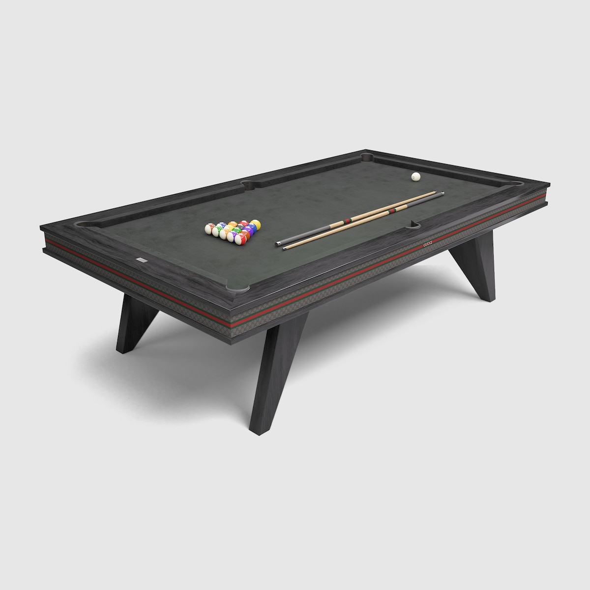 Pool table in grey and black GG Supreme | GUCCI® US