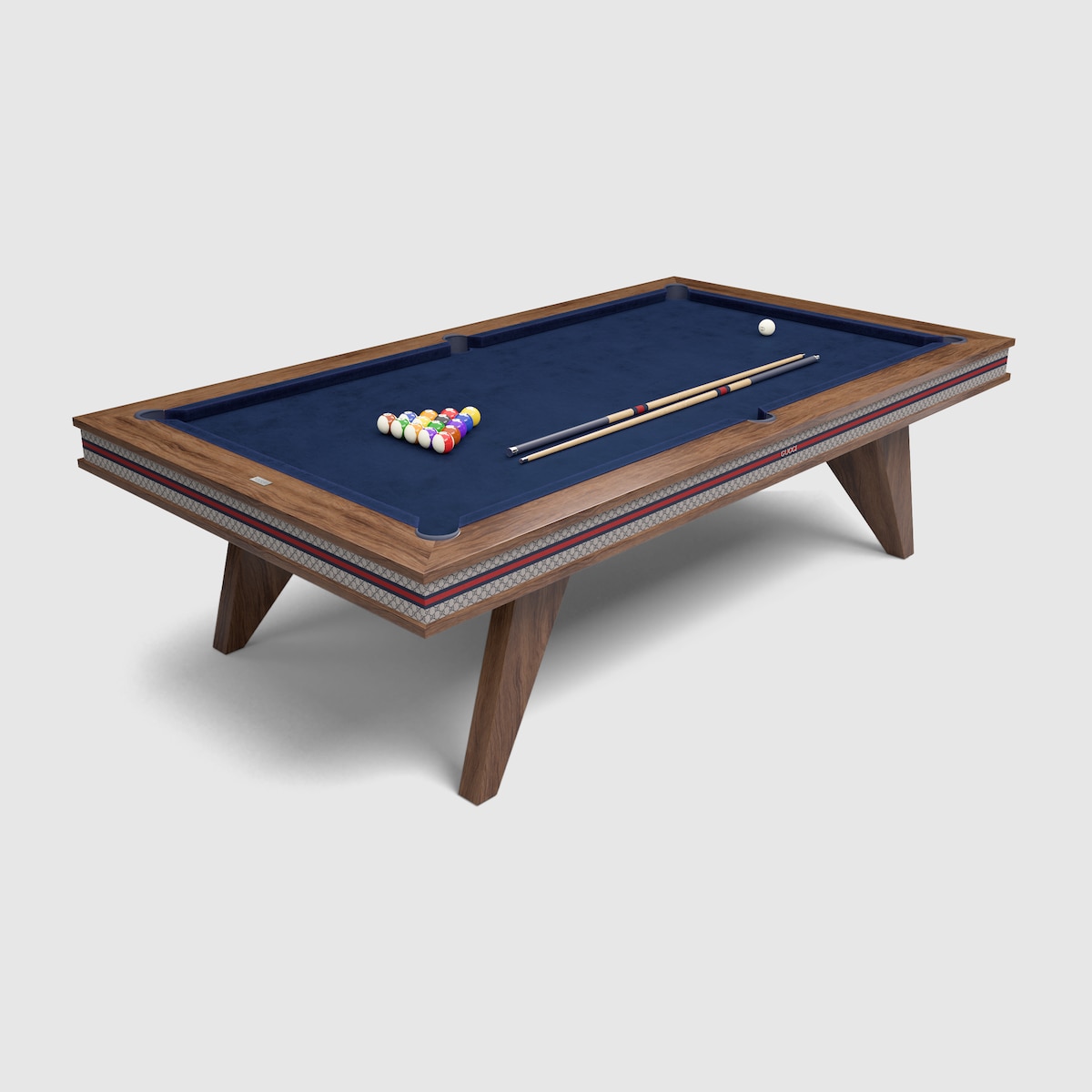 Pool table in beige and blue GG Supreme | GUCCI® Australia