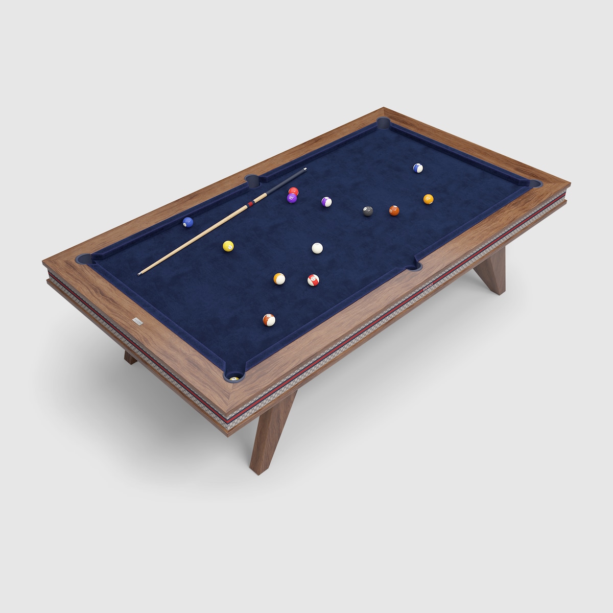Pool table in beige and blue GG Supreme | GUCCI® Australia