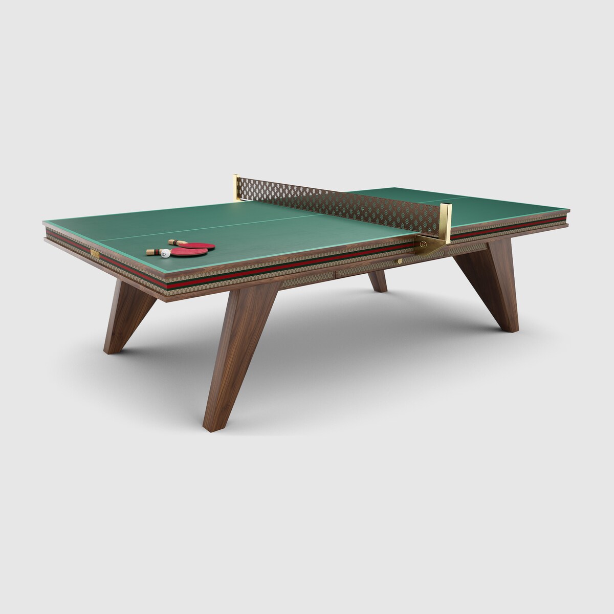 Tennis table in beige and ebony GG Supreme | GUCCI® US
