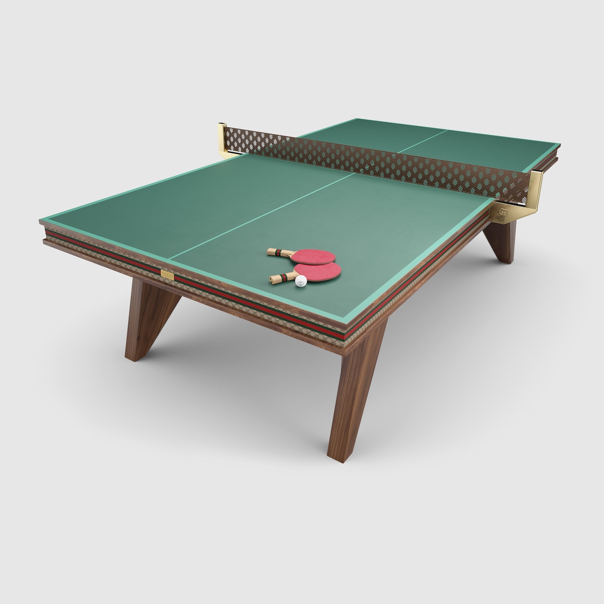 Tennis table in beige and ebony GG Supreme | GUCCI® US