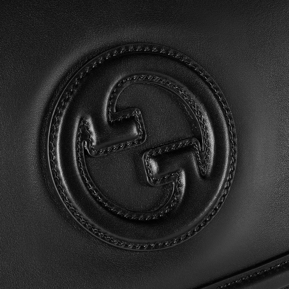 Gucci Blondie large top handle bag in black leather | GUCCI® Australia