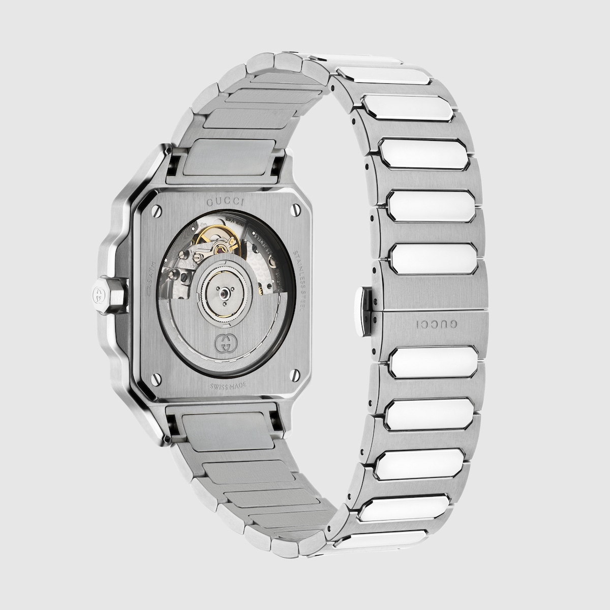 G-Flat watch, 36mm in steel | GUCCI® Australia