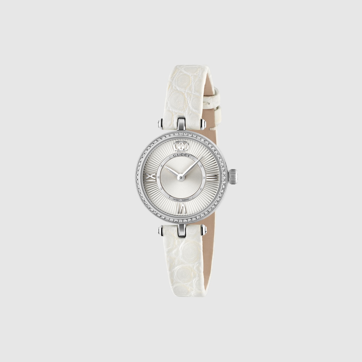 Model 2000 watch, 24mm in white alligator | GUCCI® FI