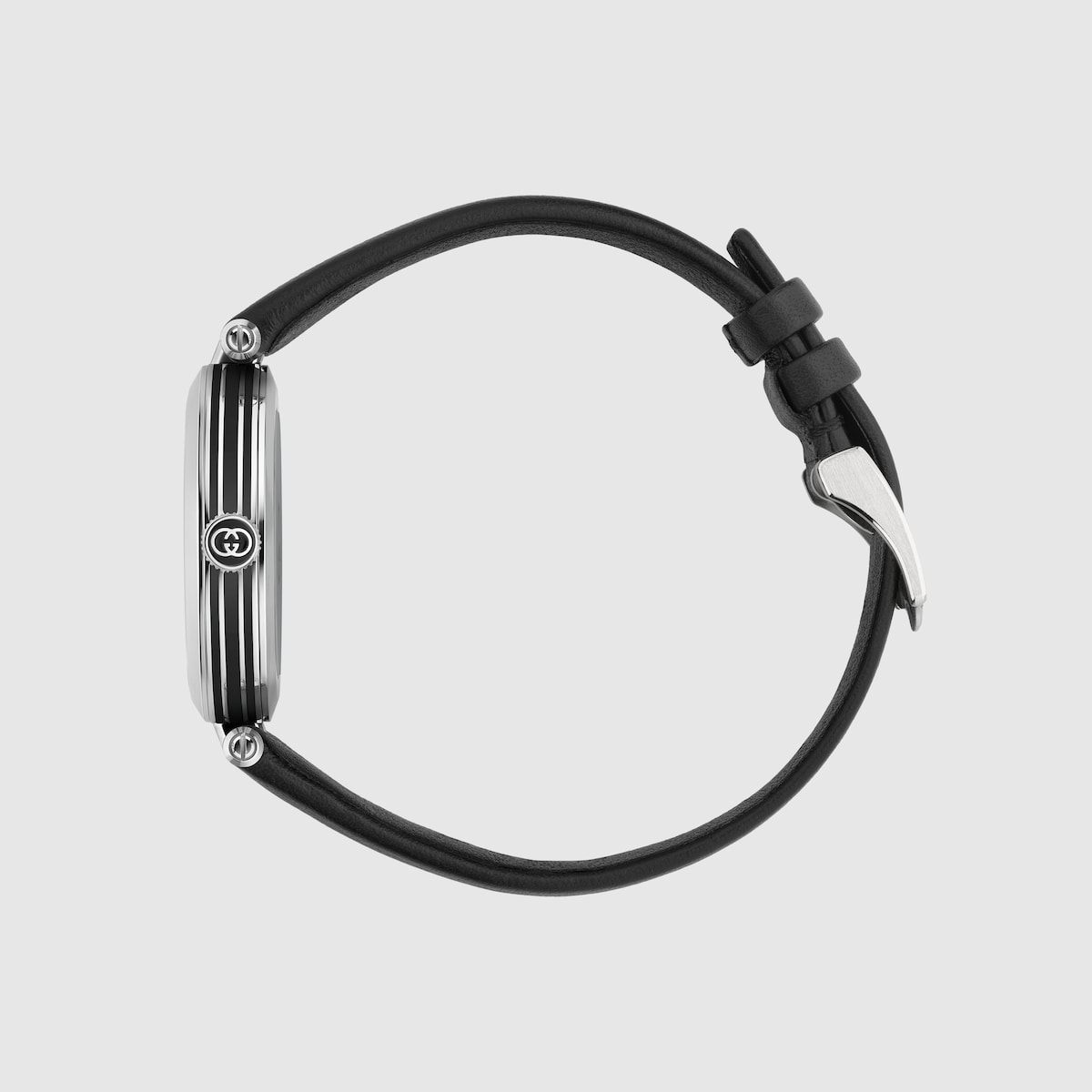 Model 2000 watch, 30mm in black leather | GUCCI® US