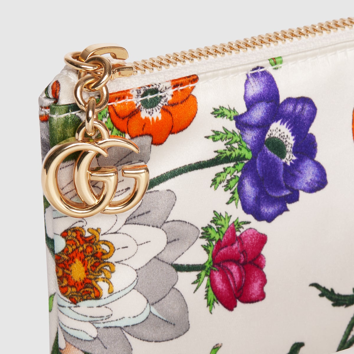 GG Marmont printed pouch in white and multicolor | GUCCI® US