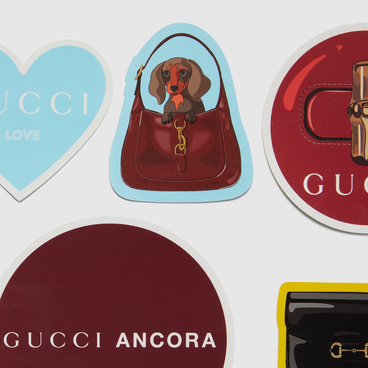 Gucci Handbags luggage stickers in multicolor | GUCCI® US