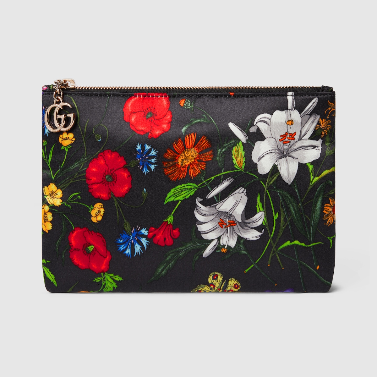 GG Marmont small printed pouch in black and multicolor | GUCCI® US
