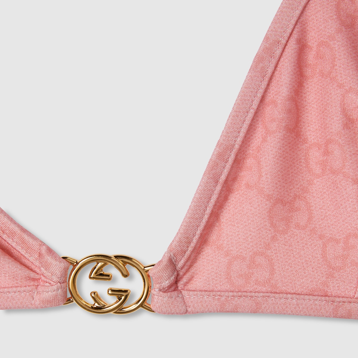 GG stretch jersey bikini in light pink | GUCCI® US