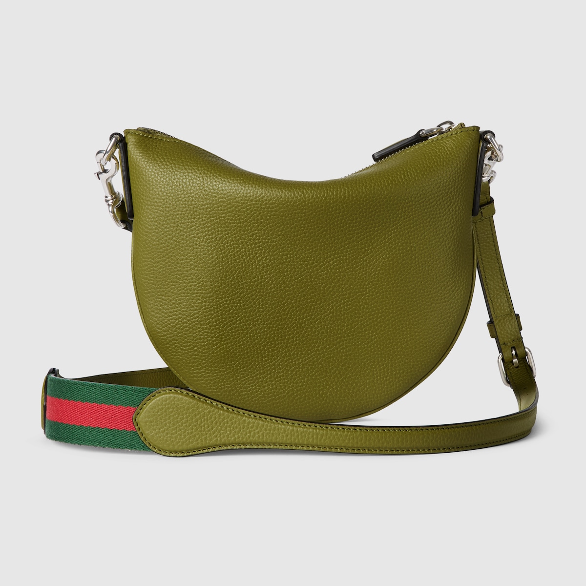 Gucci B mini bag in olive green leather | GUCCI® SG