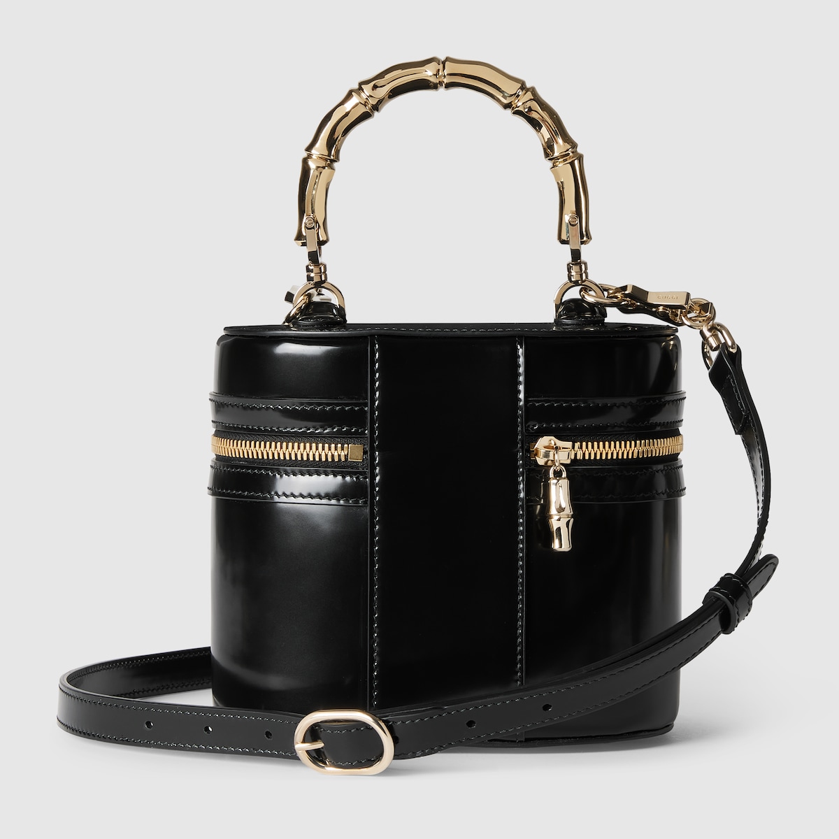 Super mini borsa a spalla in pelle nera | GUCCI® Italia