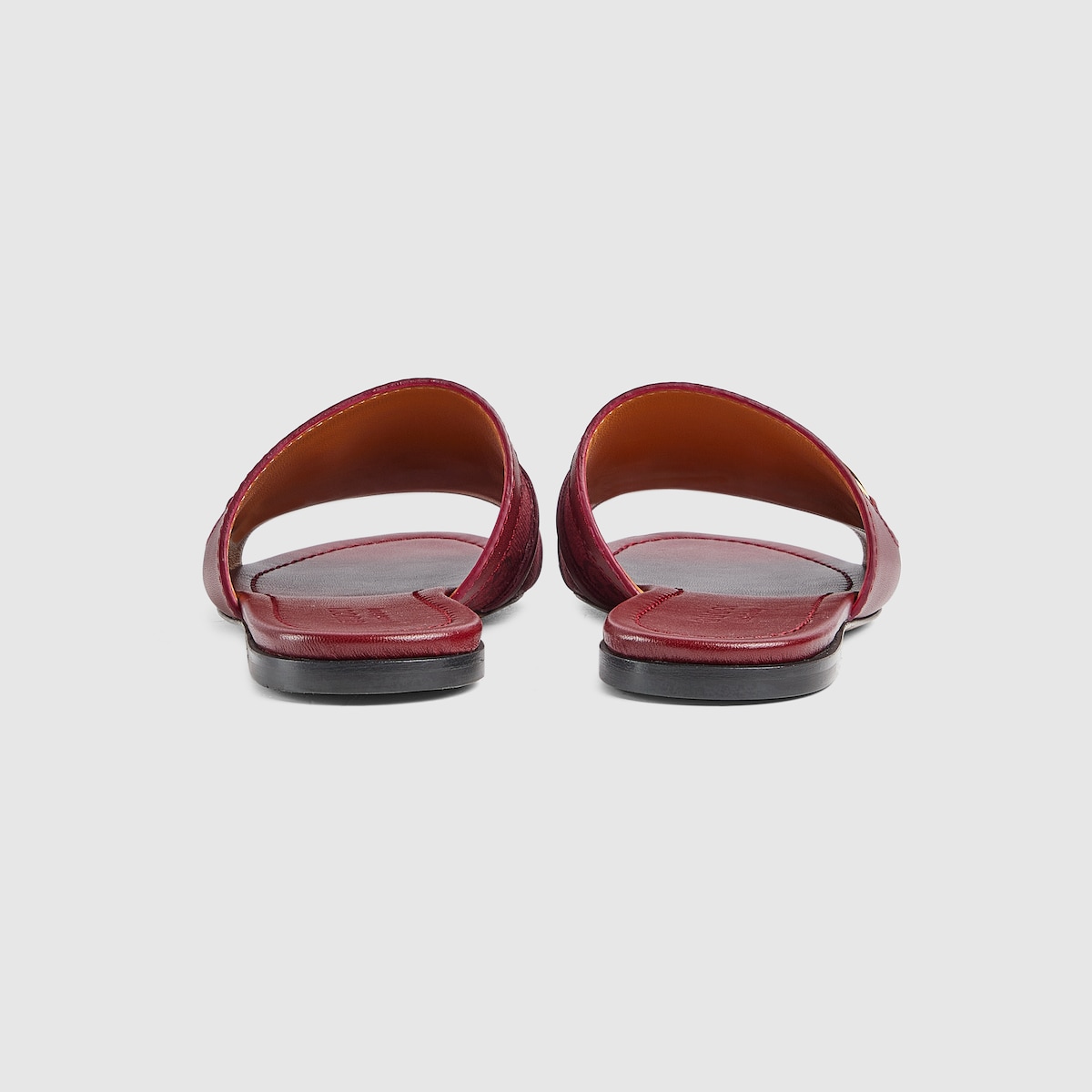 Mules avec Mors pour femme en Cuir Rosso Ancora | GUCCI® FR