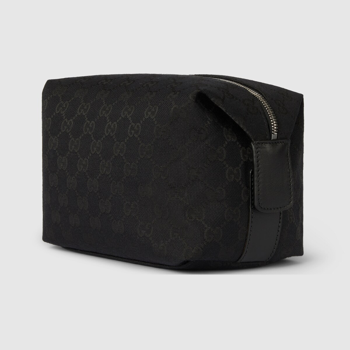 Small GG toiletry case in black canvas | GUCCI® NO