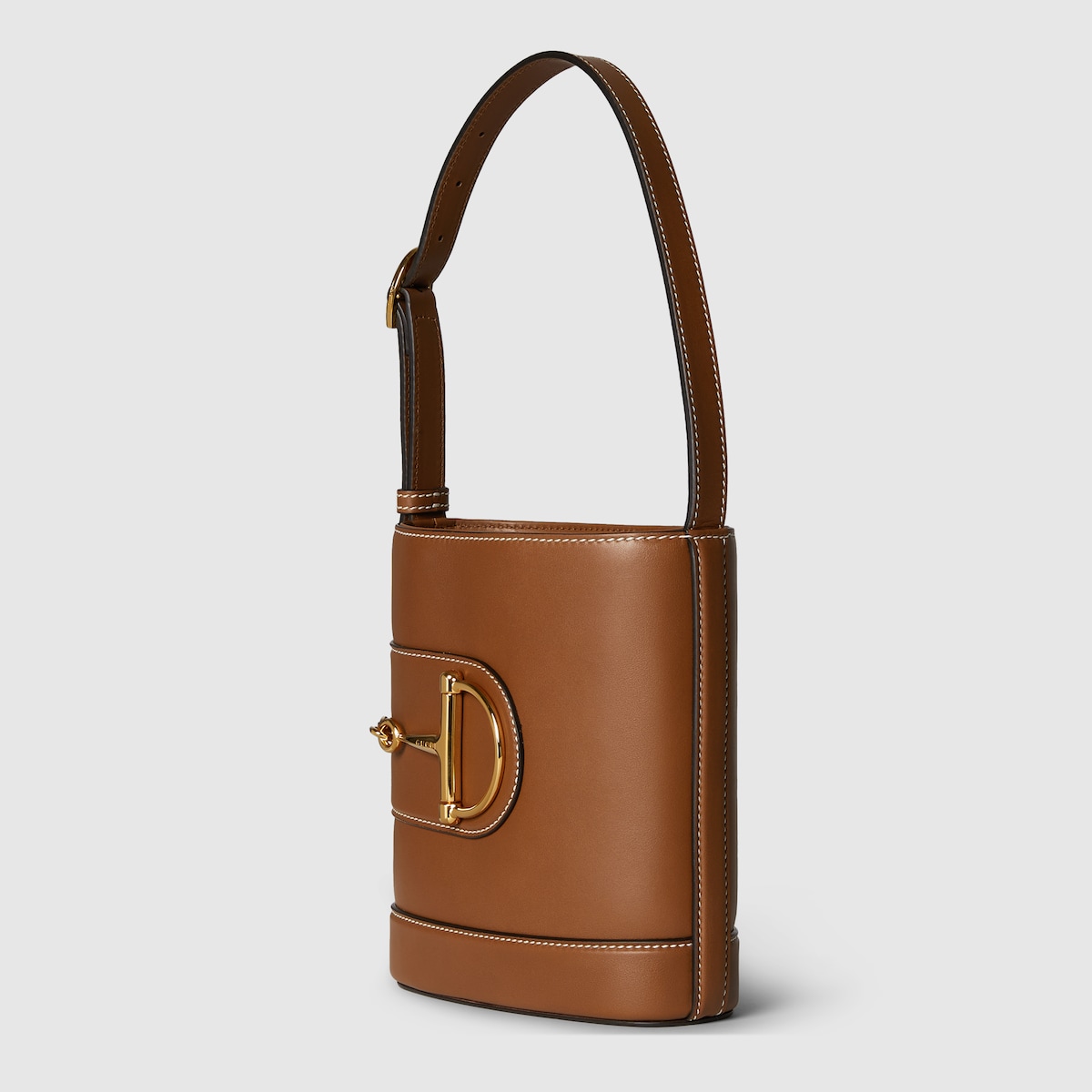 Gucci 73 mini bucket bag in brown leather | GUCCI® ZA
