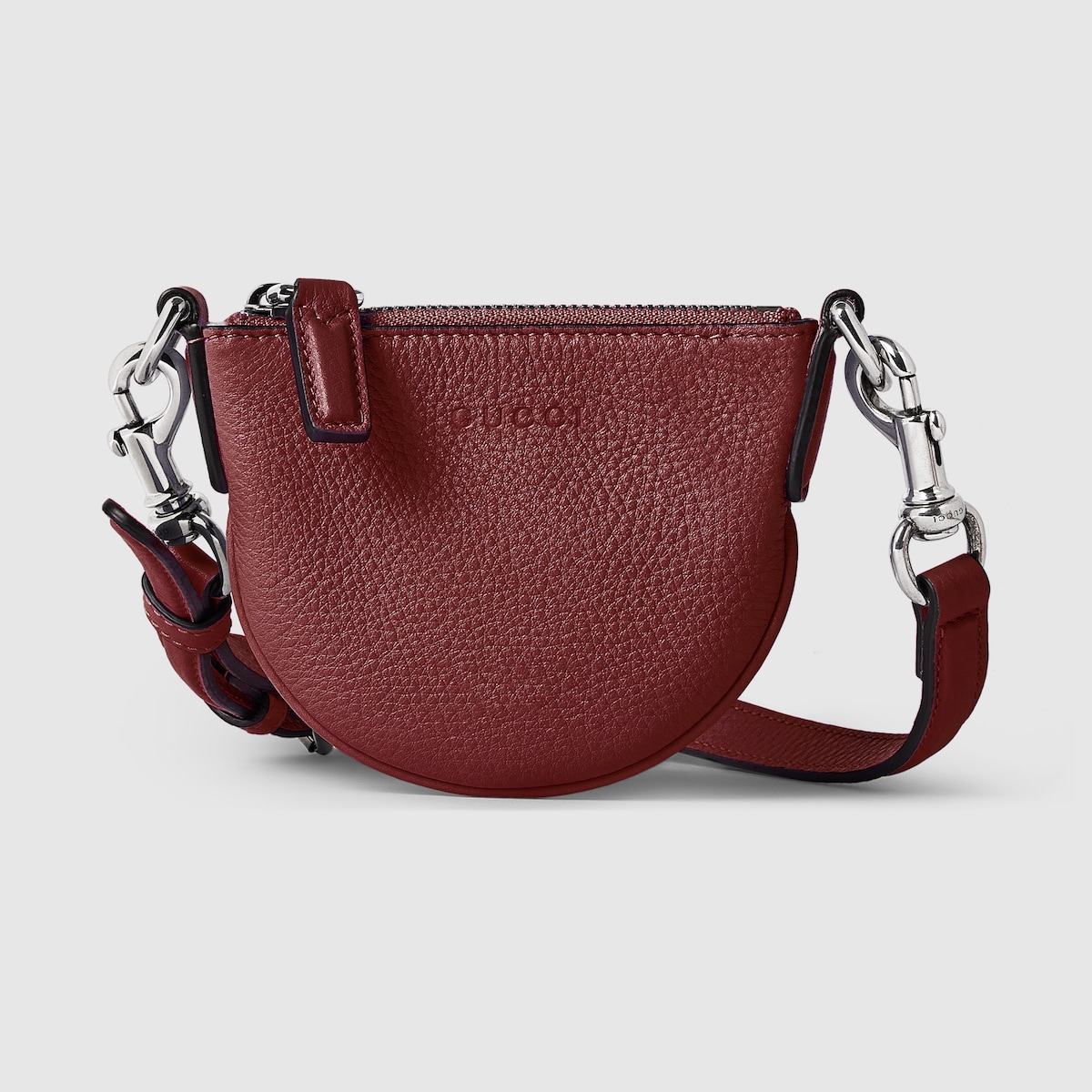 SA ®غوتشي |‎Gucci B super mini bag in Rosso ancora leather