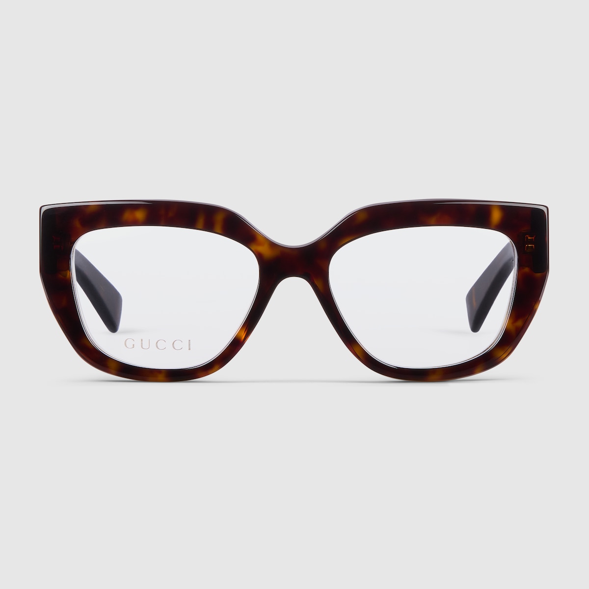 Monture optique œil-de-chat en marron foncé | GUCCI® FR