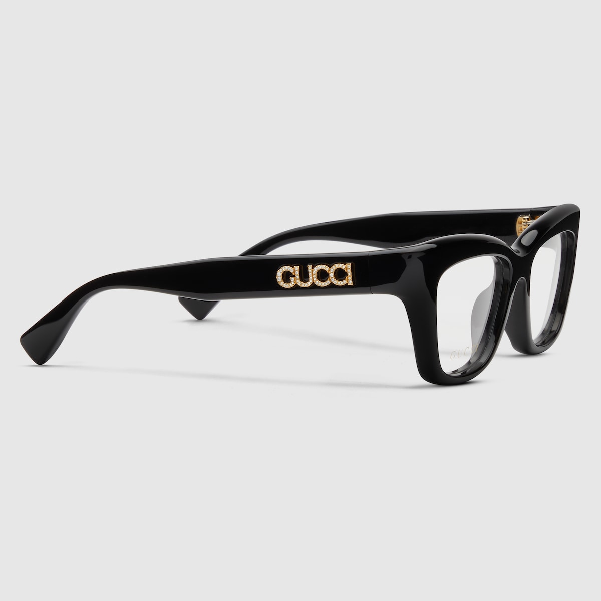 Cat-eye optical frame in black | GUCCI® US