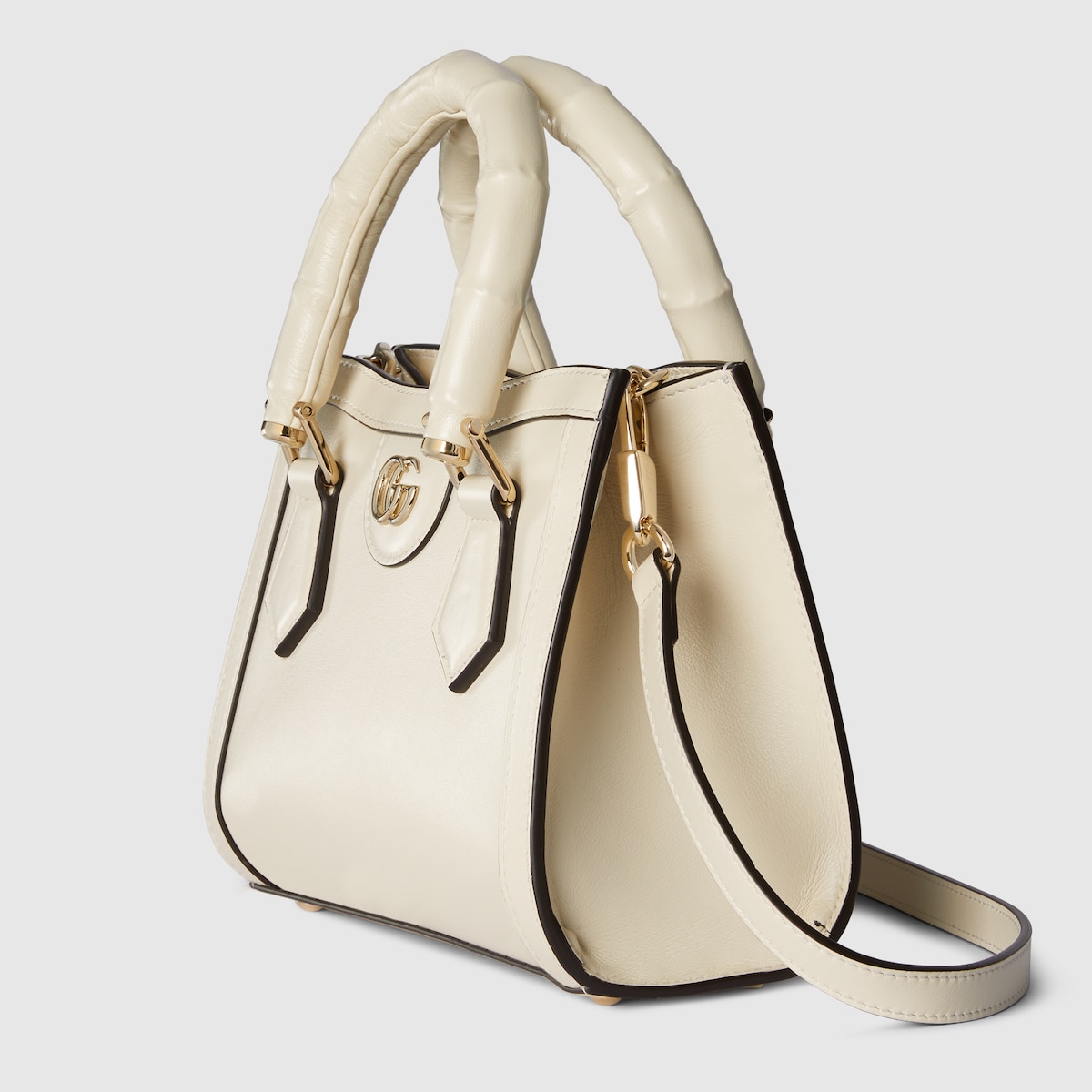 Gucci Diana mini tote bag in ivory leather | GUCCI® NZ