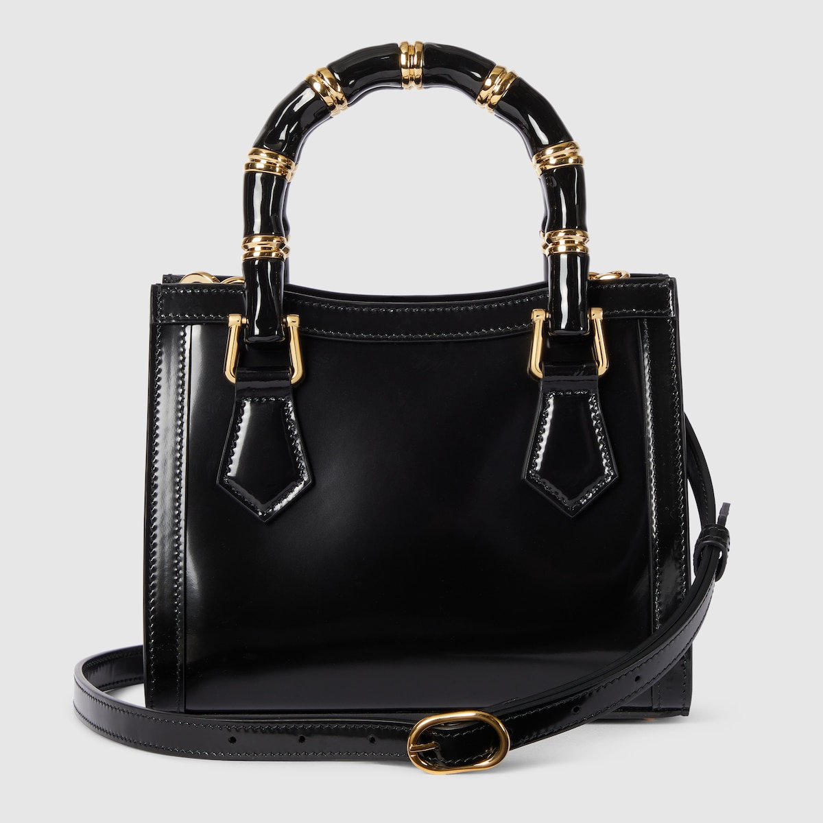 Gucci Diana small tote bag in black leather | GUCCI® US