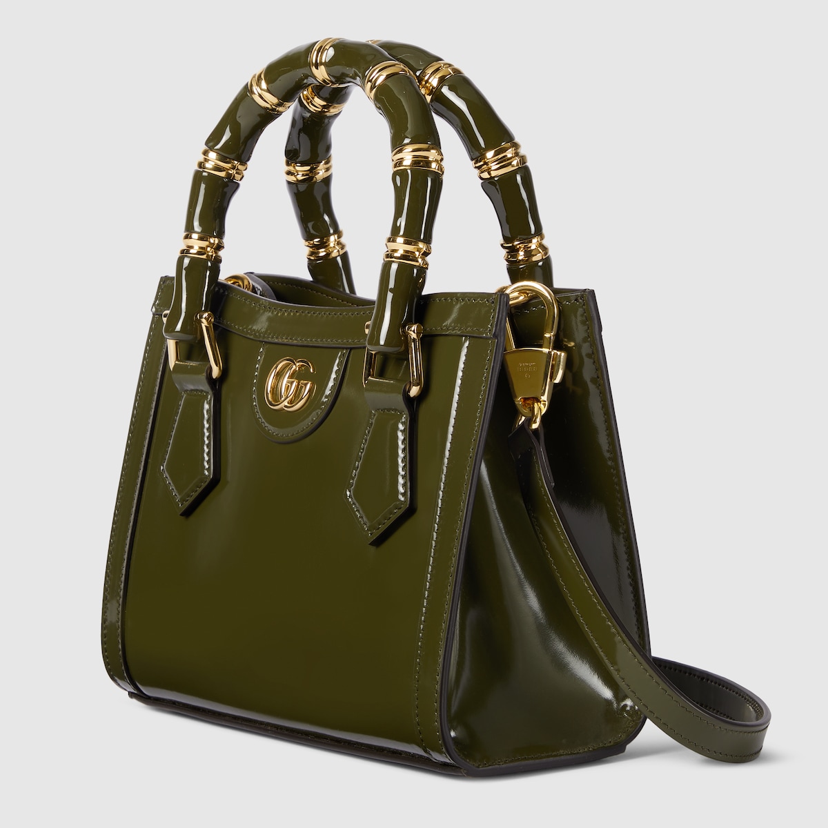 Gucci Diana mini tote bag in forest green | GUCCI® GR