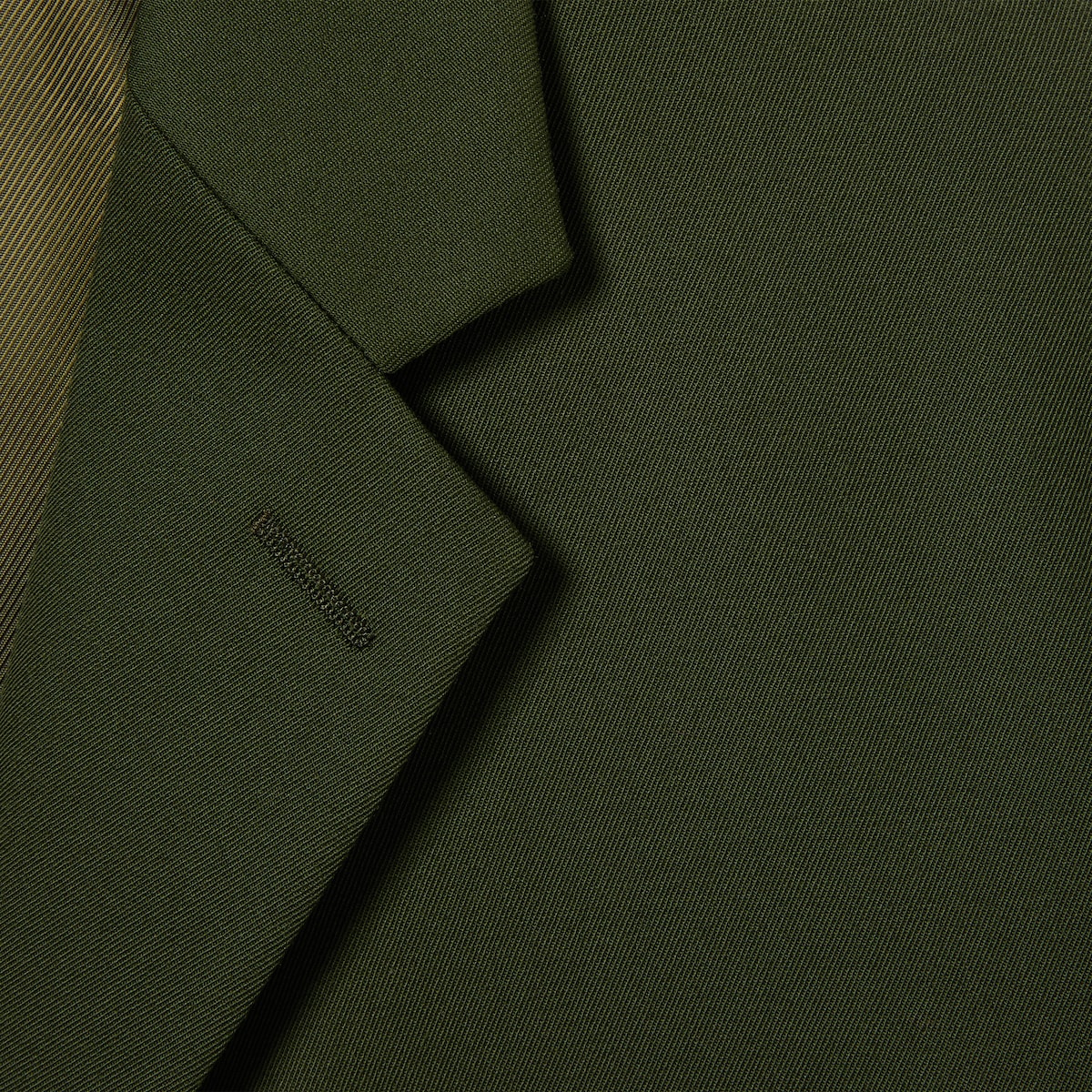 Embossed wool gabardine jacket in forest green | GUCCI® US