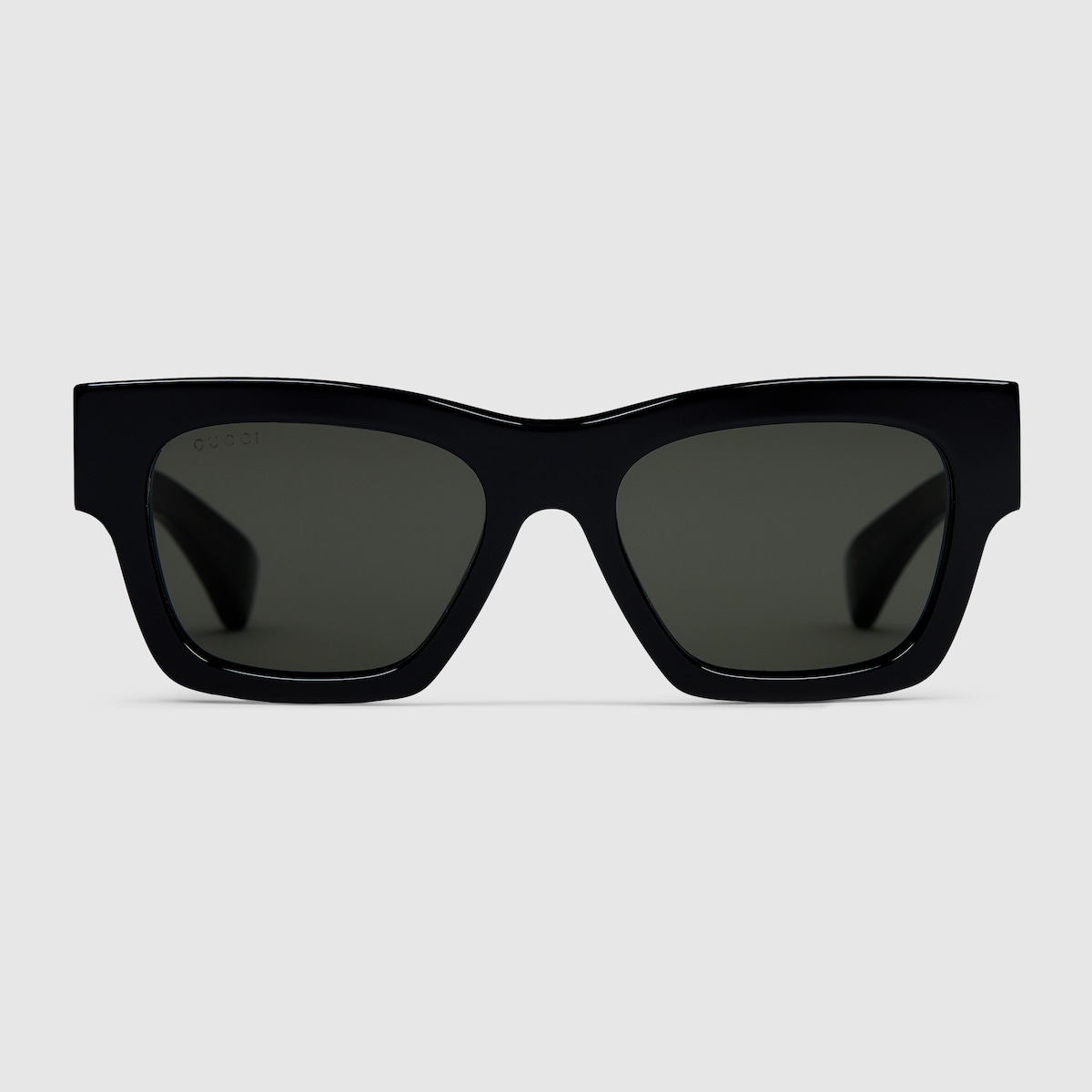 Rectangular frame sunglasses in black | GUCCI® UK