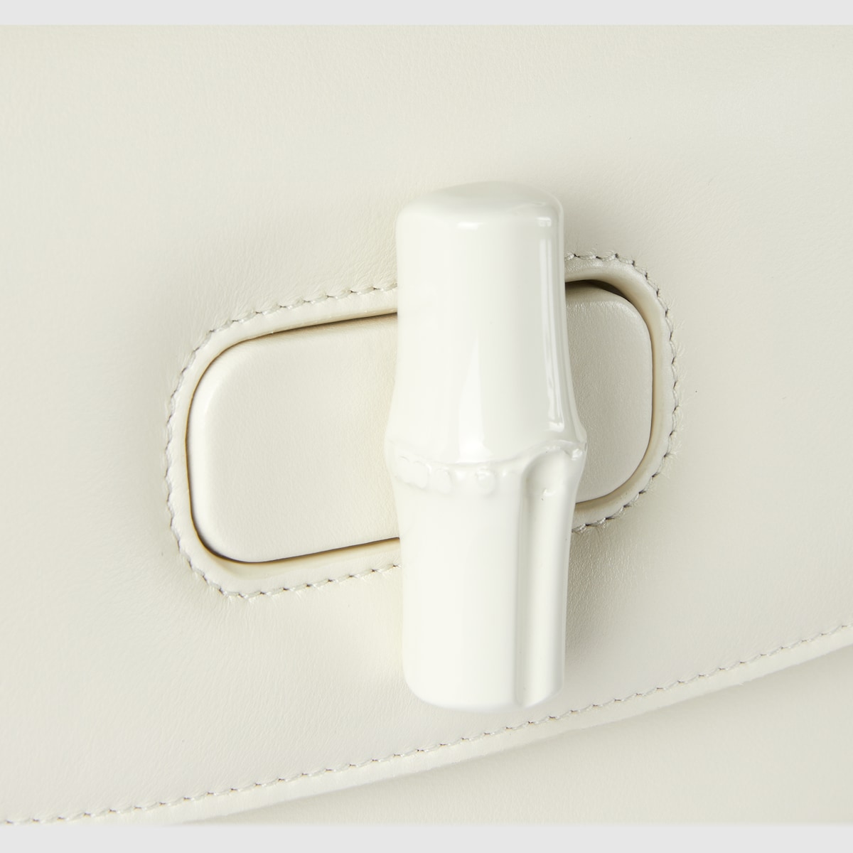 Gucci Bamboo Diva small top handle bag in white leather | GUCCI® Australia