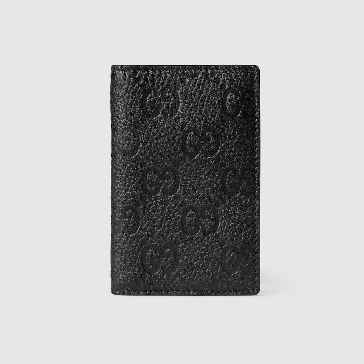 Gucci Imprint long card case in black GG leather | GUCCI® Australia