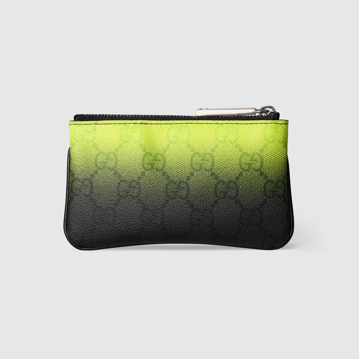 Gucci Chroma key pouch in lime and black fabric | GUCCI® UK