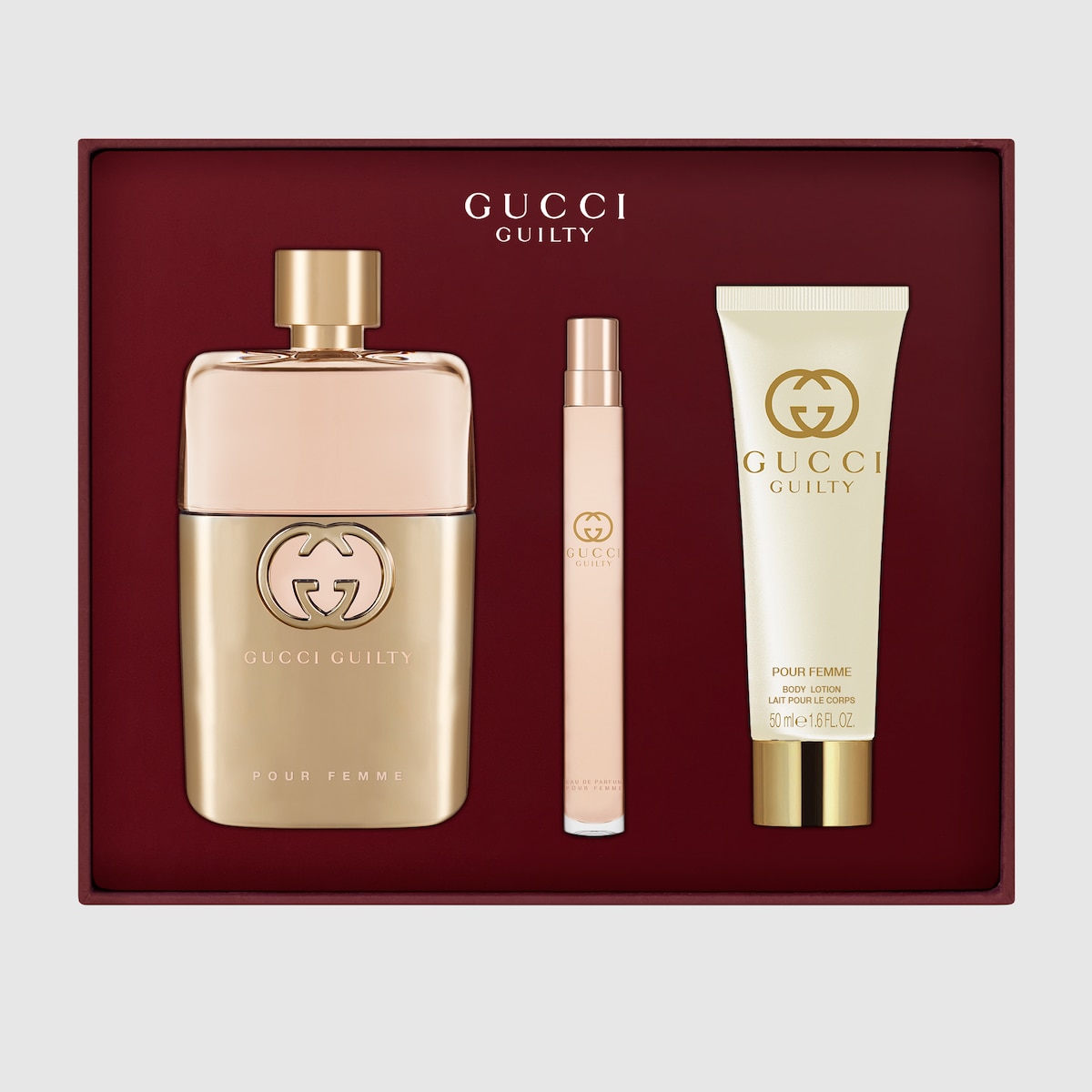 Coffret cadeau Gucci Guilty Pour Femme en eau de parfum | GUCCI® FR