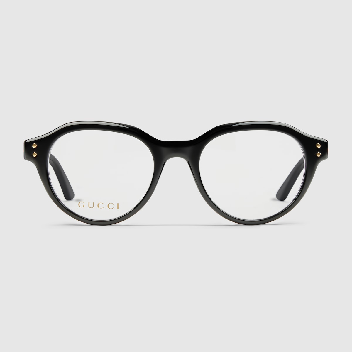 Round optical frame in black | GUCCI® US
