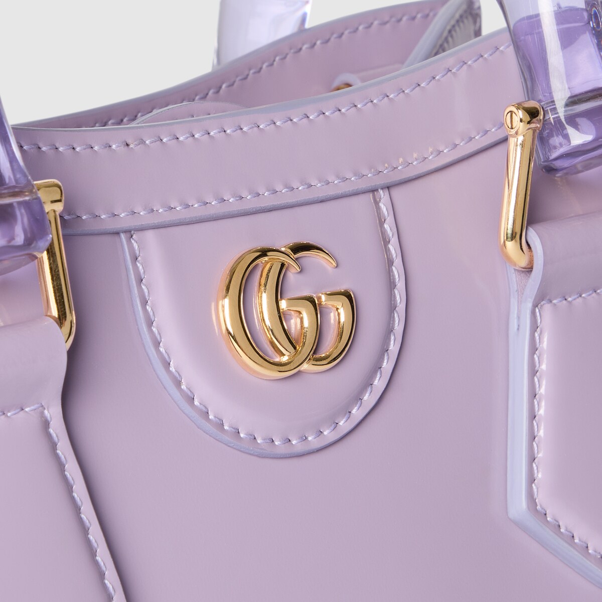 Gucci Diana small tote bag in lilac leather | GUCCI® US
