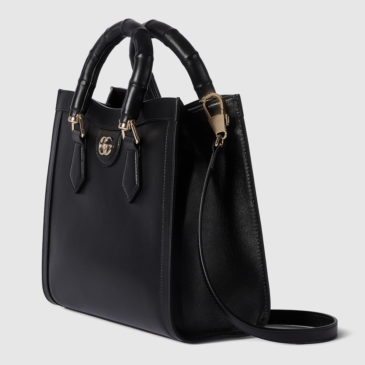 Gucci Diana medium tote bag in black leather | GUCCI® CA