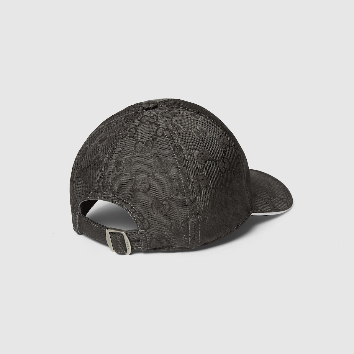 GG nylon baseball hat in grey | GUCCI® US